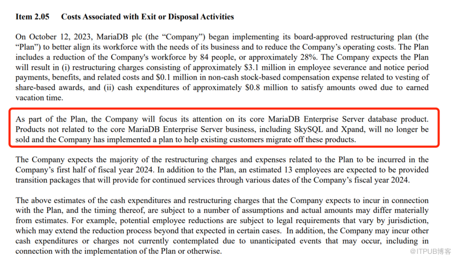 “MySQL之父”的MariaDB要凉凉？新CEO上任后断臂求生_ITPUB博客