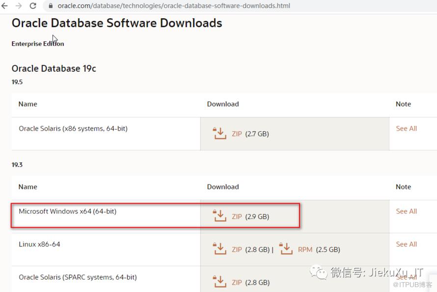 Windows 环境下安装 Oracle 19C_ITPUB博客