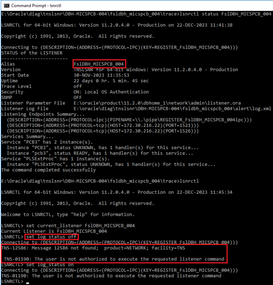 oracle TNS-01190 （windows监听权限问题）_ITPUB博客
