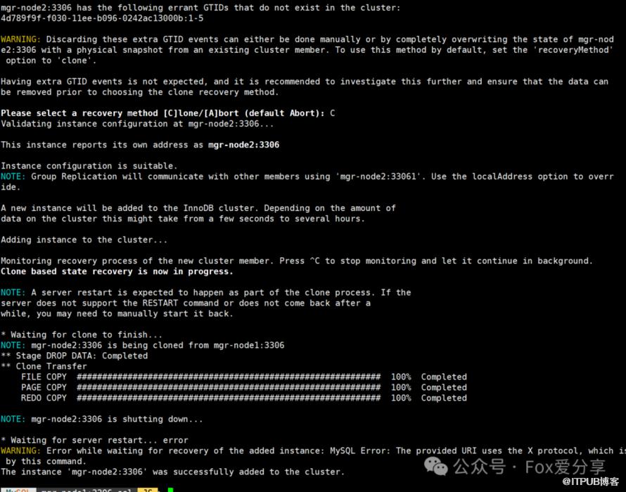 Mysql8.0 InnoDB Cluster 高可用集群架构实战_ITPUB博客